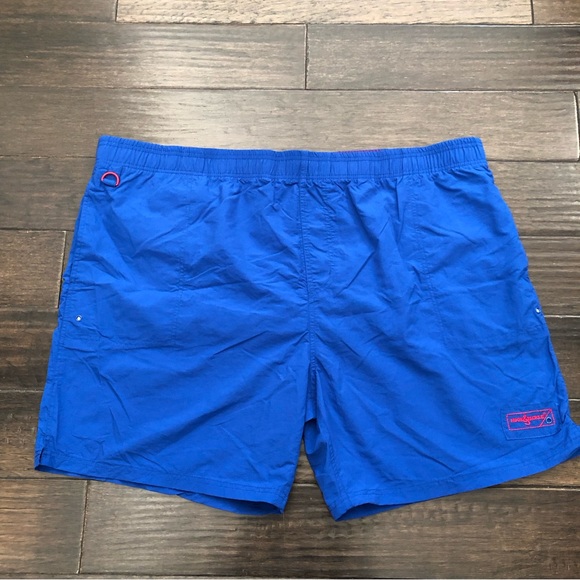 Roundtree & Yorke | Swim | Hook And Tackle Beer Can Swim Trunks Mens ...